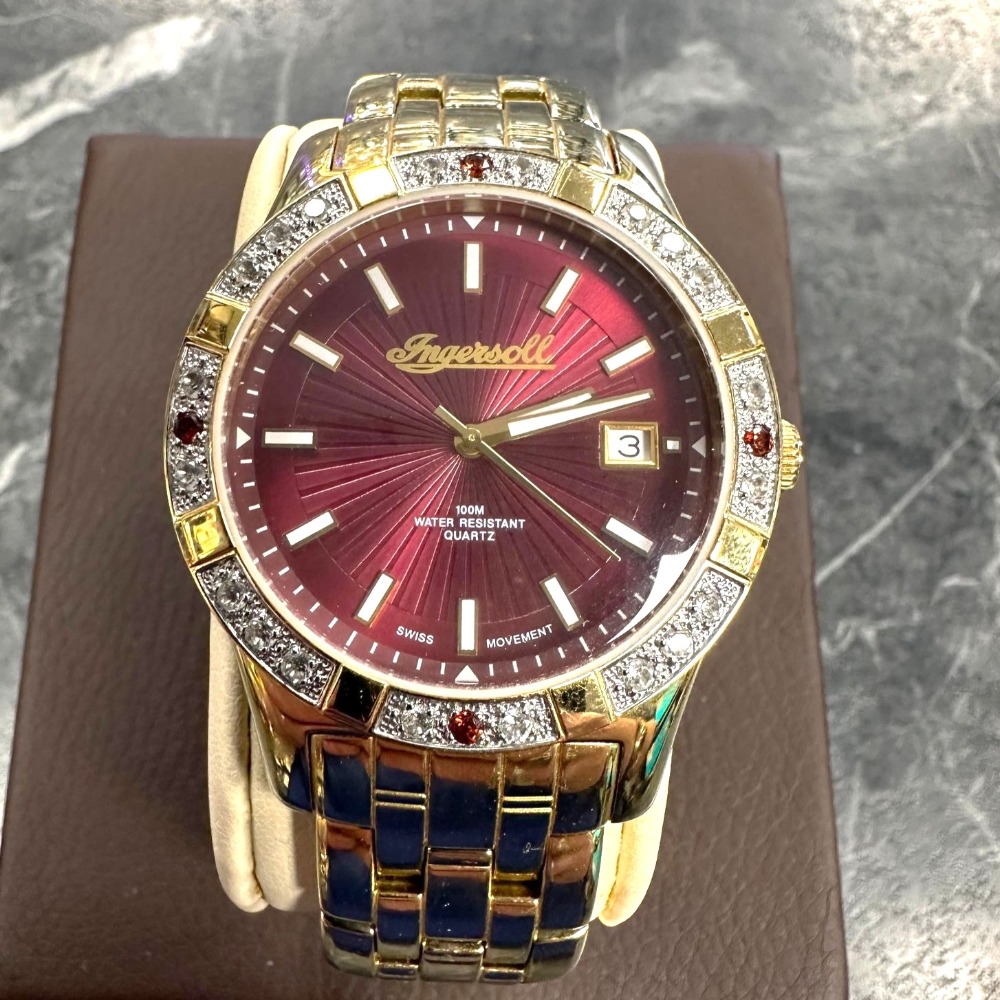 Pre-owned Ingersoll Men's Gold Gems Watch - Own4Less